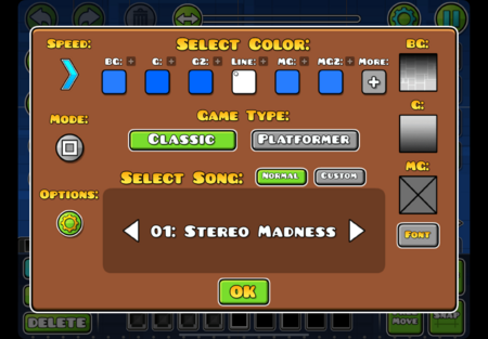 Editor - Geometry Dash Editor Wiki