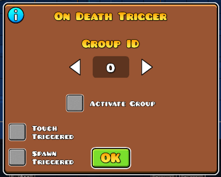 On Death trigger - Geometry Dash Editor Wiki