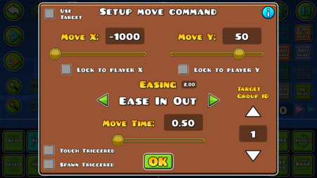 Move trigger - Geometry Dash Editor Wiki